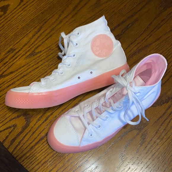 Converse | Shoes | Converse Pink All Star High Top Sneakers | Poshmark